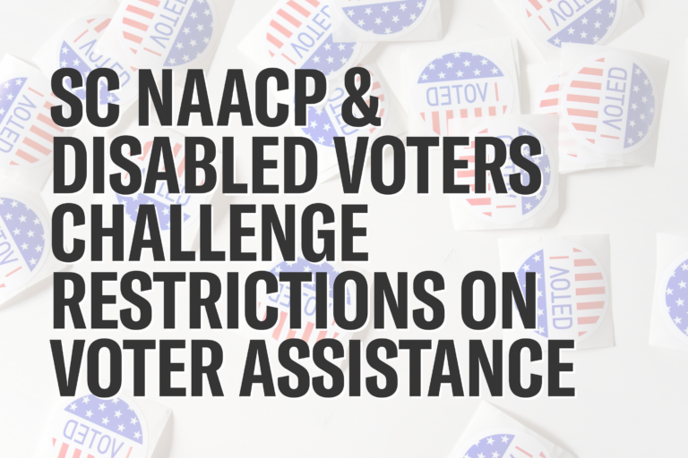Voting Information Center - ACLU of South Carolina